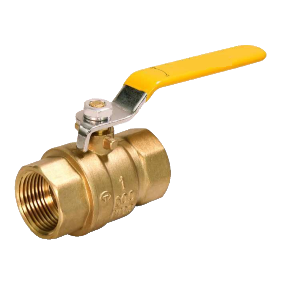 600 PSI Threaded Brass Ball Valve, Full Port *NON-POTABLE USE ONLY ...